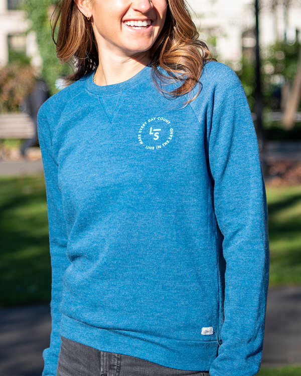 Sherpa Crew Marine Layer Pullover - Line In The Sand Swim